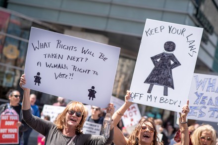 Several Hundred Activists Held Reproductive Rights Editorial Stock ...