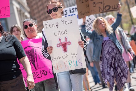 Several Hundred Activists Held Reproductive Rights Editorial Stock ...