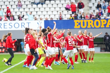 Players Freiburg Celebrate Their Victory Season Editorial Stock Photo ...
