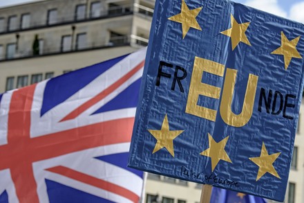 Proeurope Demonstration Pulse Europe Movement Against Editorial Stock ...