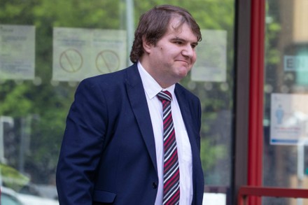Conservative MP Jamie Wallis at Cardiff Magistrates Court, Wales, UK ...