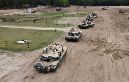 Abrams Tanks Us 4th Infantry Division Editorial Stock Photo - Stock ...