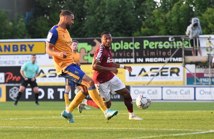 Rhys Oates Mansfield Town Scores His Editorial Stock Photo - Stock ...