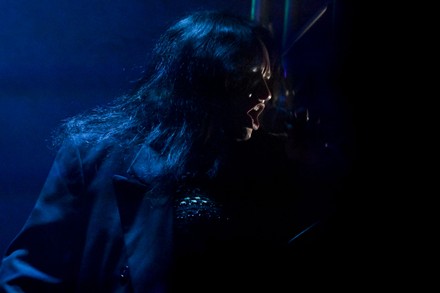 Olga Borisova Performs During Russian Rock Editorial Stock Photo ...