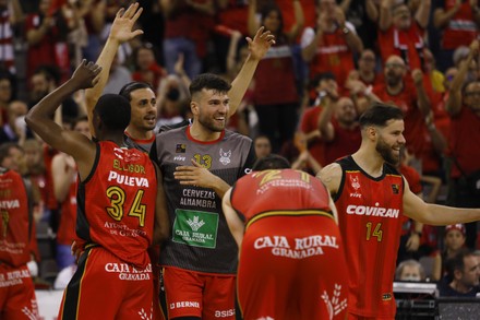 Granada Players Celebrate During Leb Oro Editorial Stock Photo - Stock ...