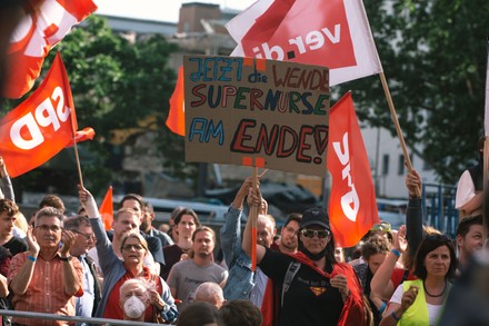 SPD State Election Campaign 2022 Rally In Cologne, Germany - 13 May ...