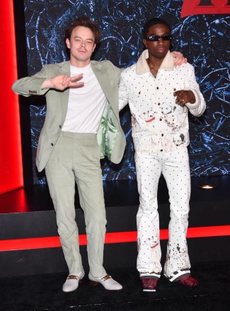 Charlie Heaton Caleb Mclaughlin Editorial Stock Photo - Stock Image ...