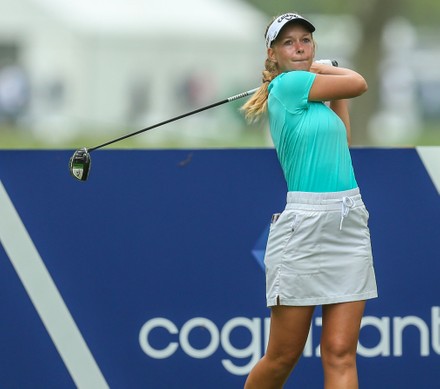 Lauren Hartlage Tees Off During Third Editorial Stock Photo - Stock ...
