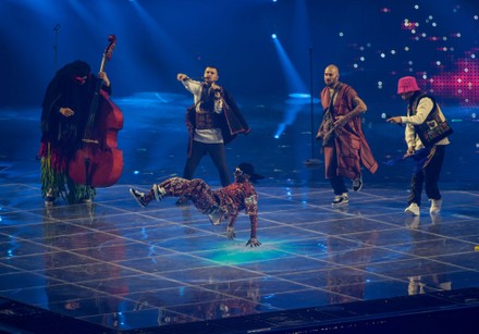 Kalush Orchestra Stefania Ukraine During Eurovision Editorial Stock ...