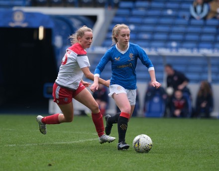 Olivia Moffat Spartans Kirsty Maclean Rangers Editorial Stock Photo ...