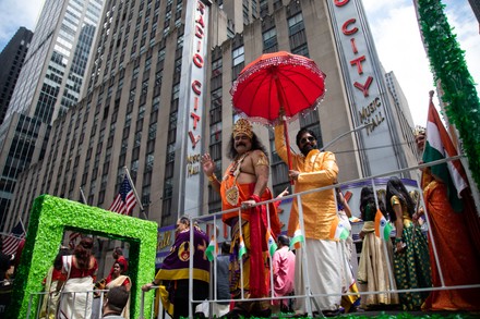 Participants Ride On Float During Firstever Editorial Stock Photo ...