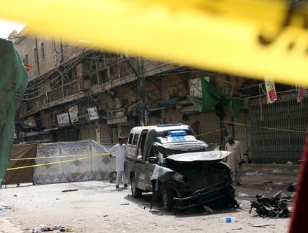 Aftermath Explosion Karachi Pakistan 17 May Editorial Stock Photo ...
