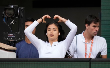 Great Britains Emma Raducanu Practice Session Editorial Stock Photo ...