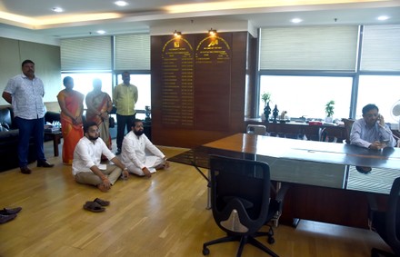 Shiv Sena Mla Dilip Lande Sits Editorial Stock Photo - Stock Image ...