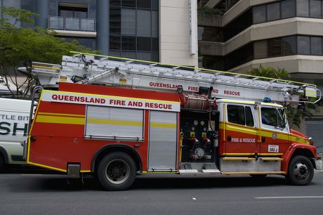 Queensland Fire Rescue Appliance One Streets Editorial Stock Photo ...