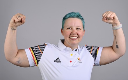 Archery Athlete Sarah Prieels Poses Photographer Editorial Stock Photo ...