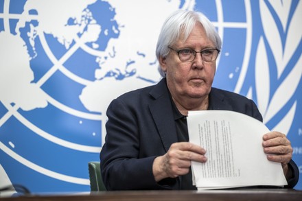 Martin Griffiths Undersecretarygeneral Humanitarian Affairs Emergency ...