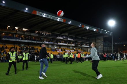 Port Vale Fans Celebrate After Their Editorial Stock Photo - Stock ...