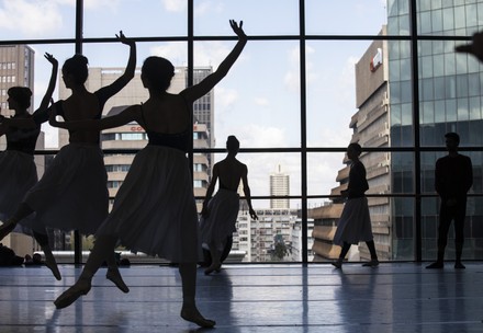 Joburg Ballet Company Dancers Perform During Editorial Stock Photo ...