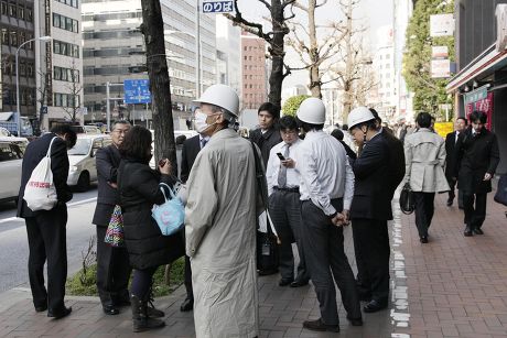 Office Workers Some Wearing Hard Hats Editorial Stock Photo - Stock ...