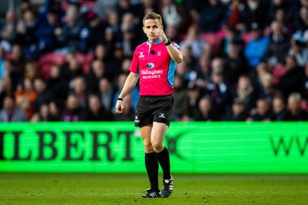 Referee Luke Pearce During Gallagher Premiership Editorial Stock Photo ...