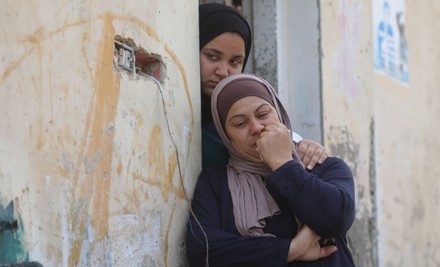 Relatives Palestinian Teenager Amjad Alfayed React Editorial Stock ...