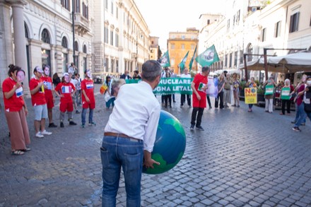 Legambiente Activists Play Soccer Earth During Editorial Stock Photo ...