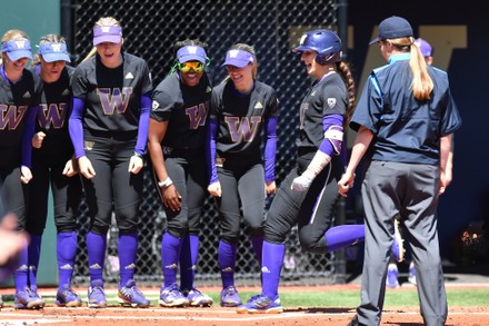 Washington Infielder Baylee Klinger Greeted By Editorial Stock Photo ...