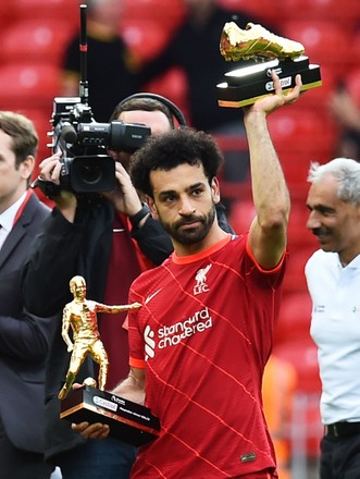 Mohamed Salah Collects Playmaker Winner Award Editorial Stock Photo ...