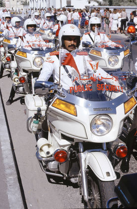 Police Motorcycles Bahrain Editorial Stock Photo - Stock Image ...