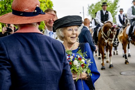 Princess Beatrix Together Queen Margrethe Ii Editorial Stock Photo ...