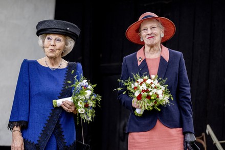 Princess Beatrix Together Queen Margrethe Ii Editorial Stock Photo ...