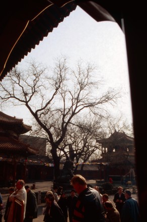 Sancturay Yonghe Temple Beijing China 1998 Editorial Stock Photo ...