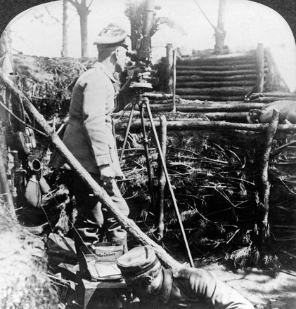 German Trench Observation Post France 1916 Editorial Stock Photo ...