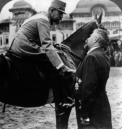 King Ferdinand Romania Bidding His Prime Editorial Stock Photo - Stock ...
