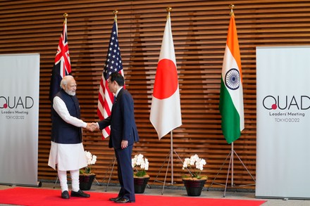 Quad Summit 2022 in Tokyo, Japan - 24 May 2022 Stock Pictures ...