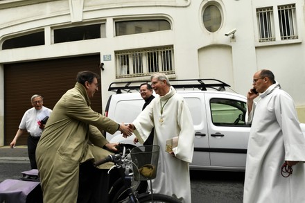 New Archbishop Paris Laurent Ulrich Congratulated Editorial Stock Photo ...