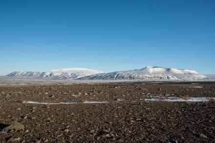 Glacier L Volcanic Mountain Hafrafell Near Editorial Stock Photo ...