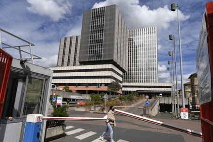 Entrance Bichat Hospital North Paris France Editorial Stock Photo ...