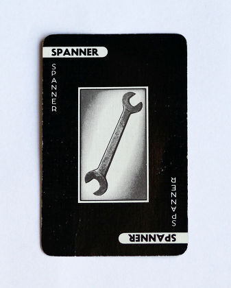 Cluedo Board Game Spanner Card Editorial Stock Photo - Stock Image ...