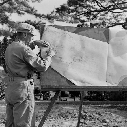 United States Soldier Pointing Map During Editorial Stock Photo - Stock ...