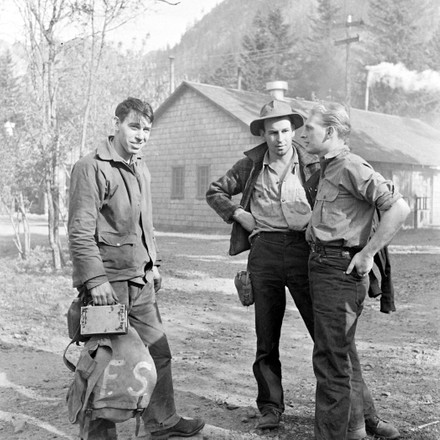 Men Gathering Conscientious Objector Camp 1942 Editorial Stock Photo ...