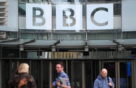 Bbc Headquarters London Britain 26 May Editorial Stock Photo - Stock ...