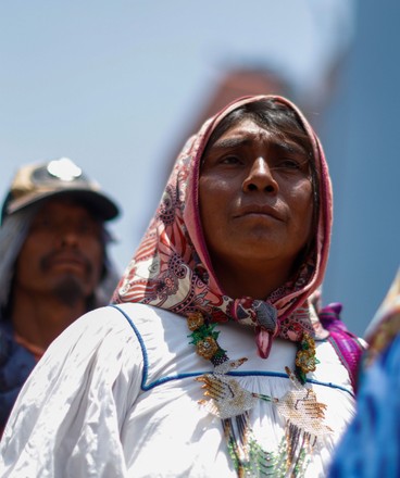 Caravan Made Indigenous People Wixarika Community Editorial Stock Photo ...