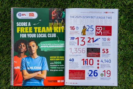 Match Day Programme Sky Bet Efl Editorial Stock Photo - Stock Image ...