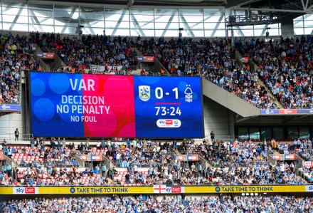 Var Big Screen Decision No Penalty Editorial Stock Photo - Stock Image ...