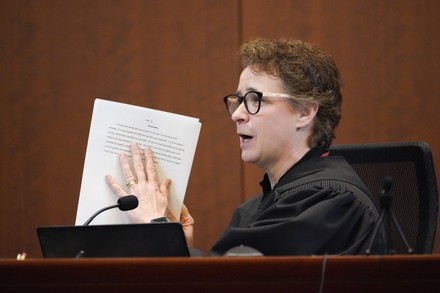 Judge Penney Azcarate Displays Instructions Jury Editorial Stock Photo ...