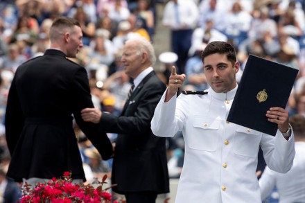 Naval Academy Graduate R Celebrates After Editorial Stock Photo - Stock ...