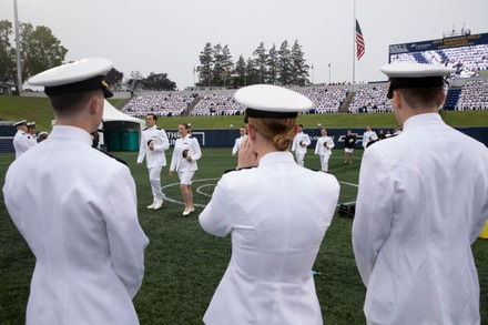 United States Naval Academy graduation and commissioning ceremony ...