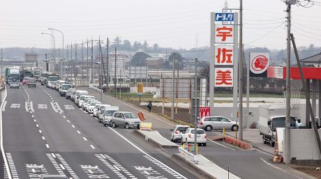 Long Queue Cars Waiting Fuel Petrol Editorial Stock Photo - Stock Image ...